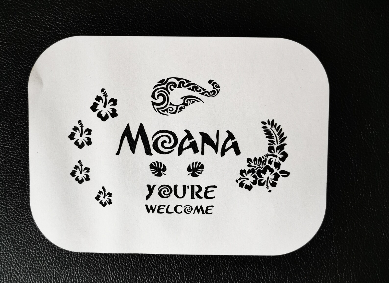 Moana Stencil Set 2 ( 1" Edge ) Body and Face Painting Stencils 190 ...