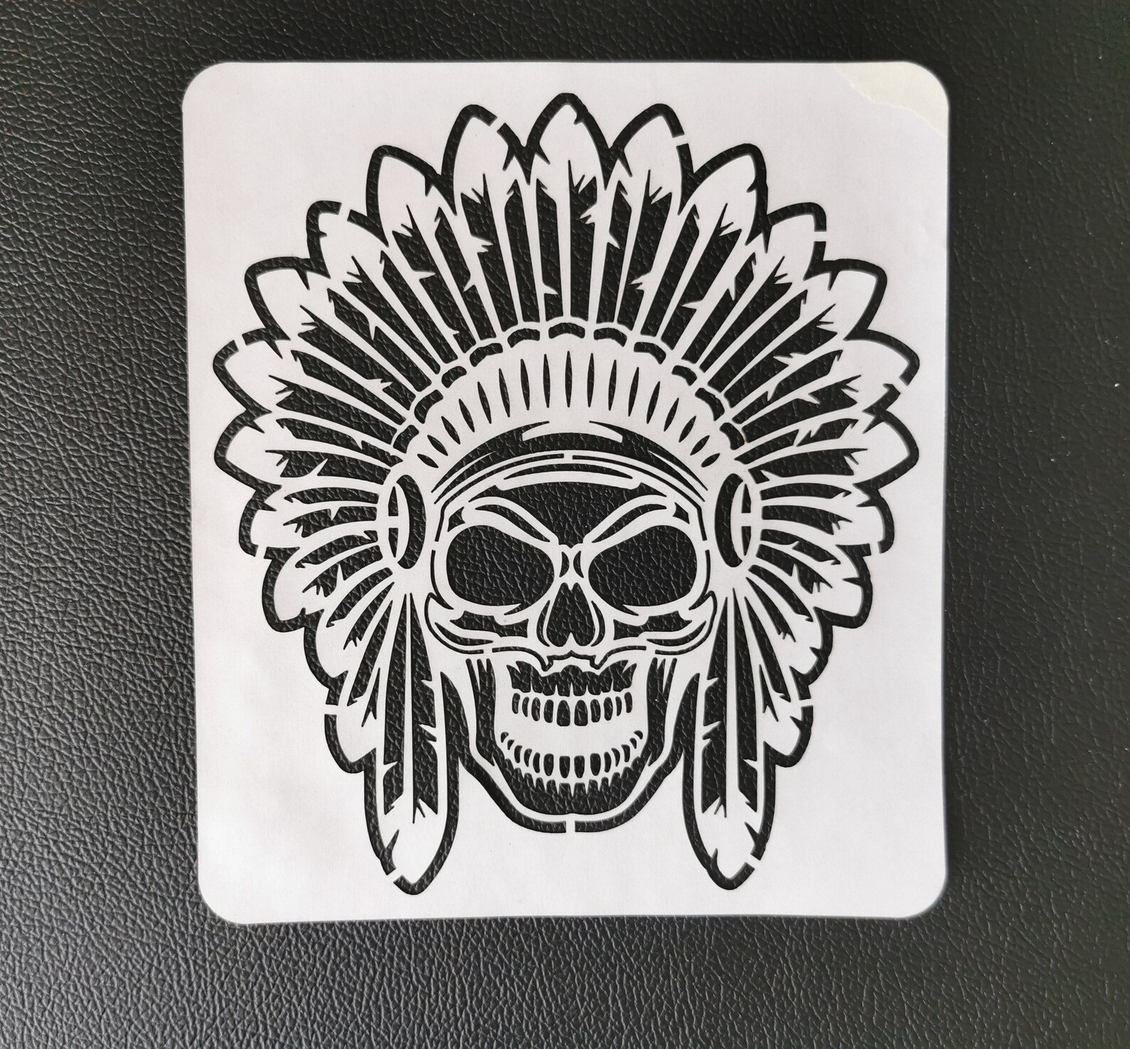 Digital Skull Stencil SVG File - Etsy