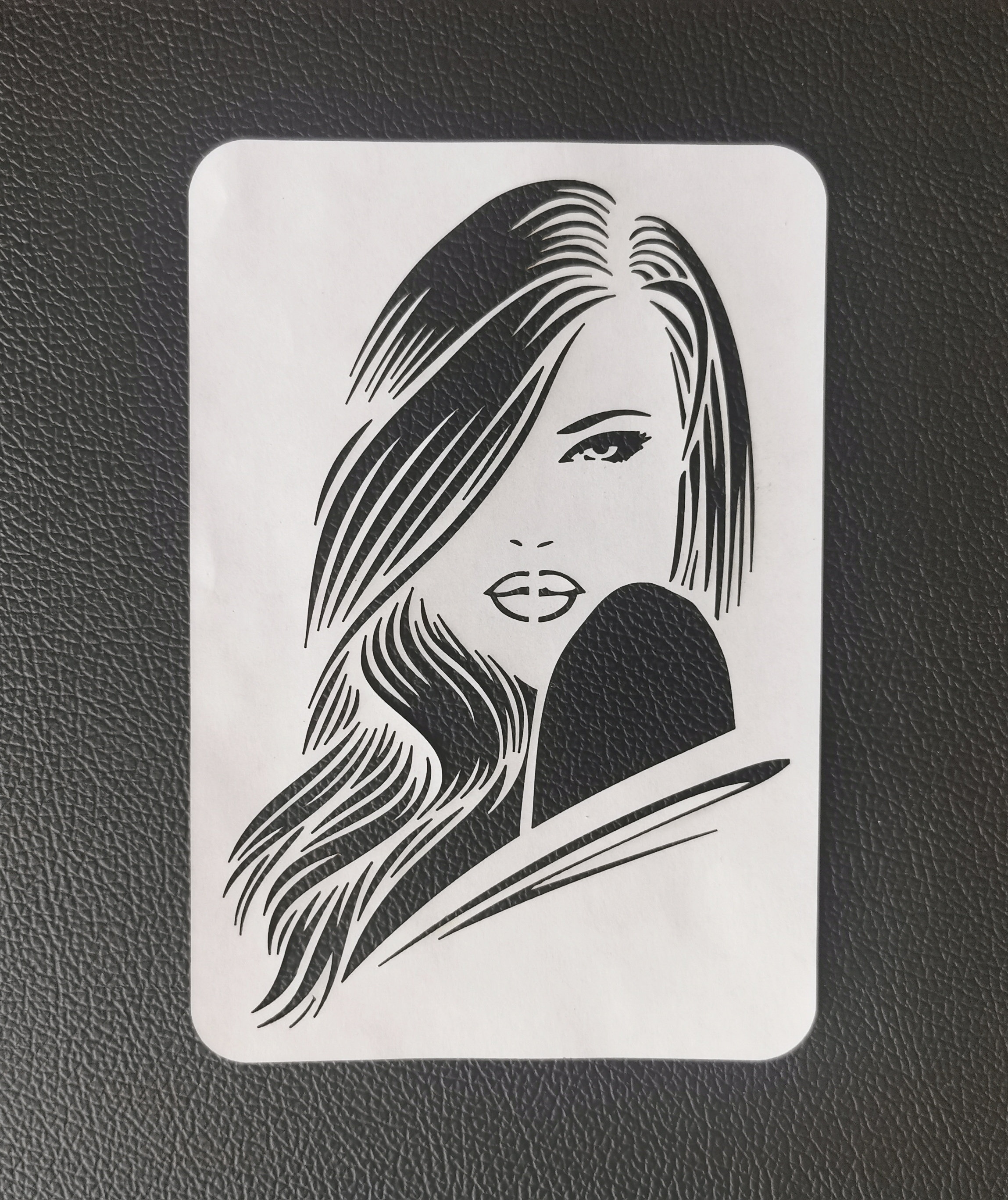 Stencil Set ( Woman Face Stencils Set) - Etsy