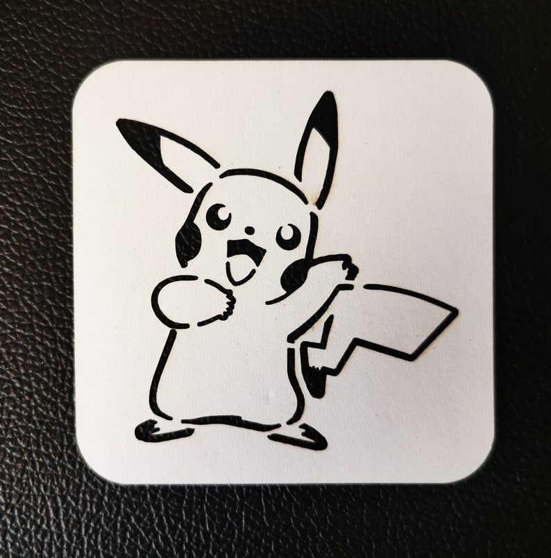 Pokemon Stencil Set 4 mylar 190 - Etsy