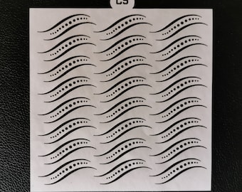 Mermaid Scale Pattern Stencil SVG File - Etsy