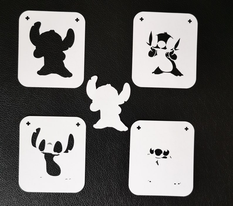 Multi Layer Stencils ( Stitch ) 190 Mylar Body and Face Stencils - Etsy
