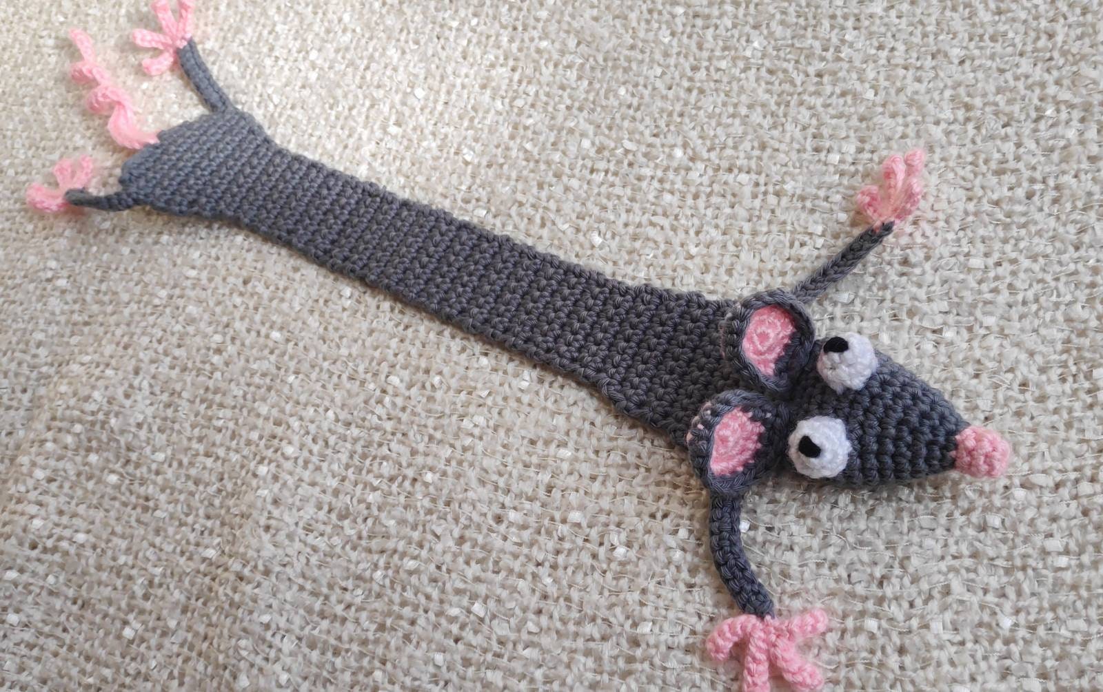 Squeezed Rat Bookmark Rat Lover, Booklover Teacher Gift, Rodent Pet ...