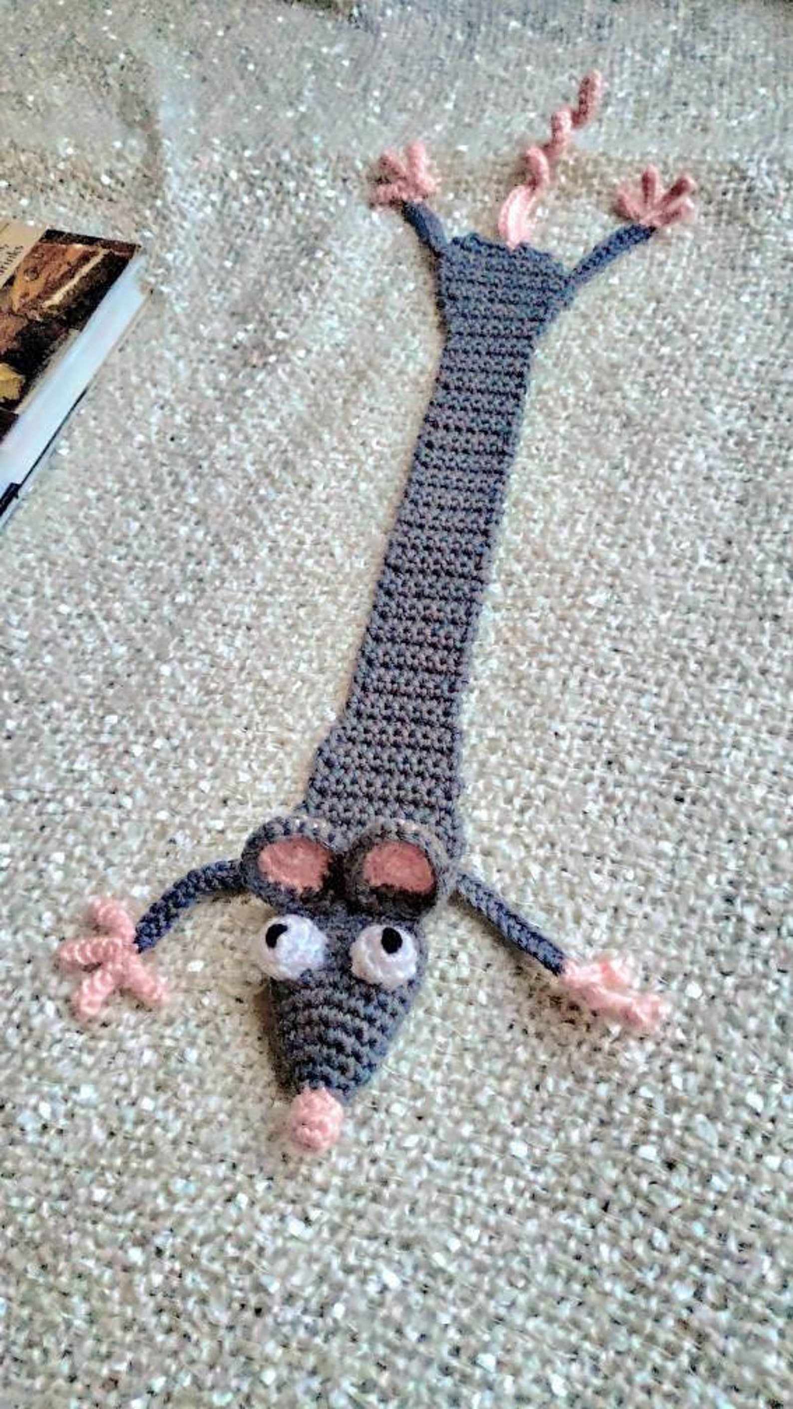 Squeezed Rat Bookmark Rat Lover, Booklover Teacher Gift, Rodent Pet ...