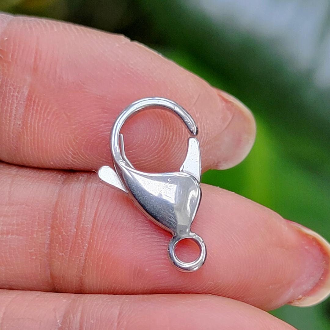 10 Large Stainless Steel Lobster Claw Clasps Jewelry Making Findings ...