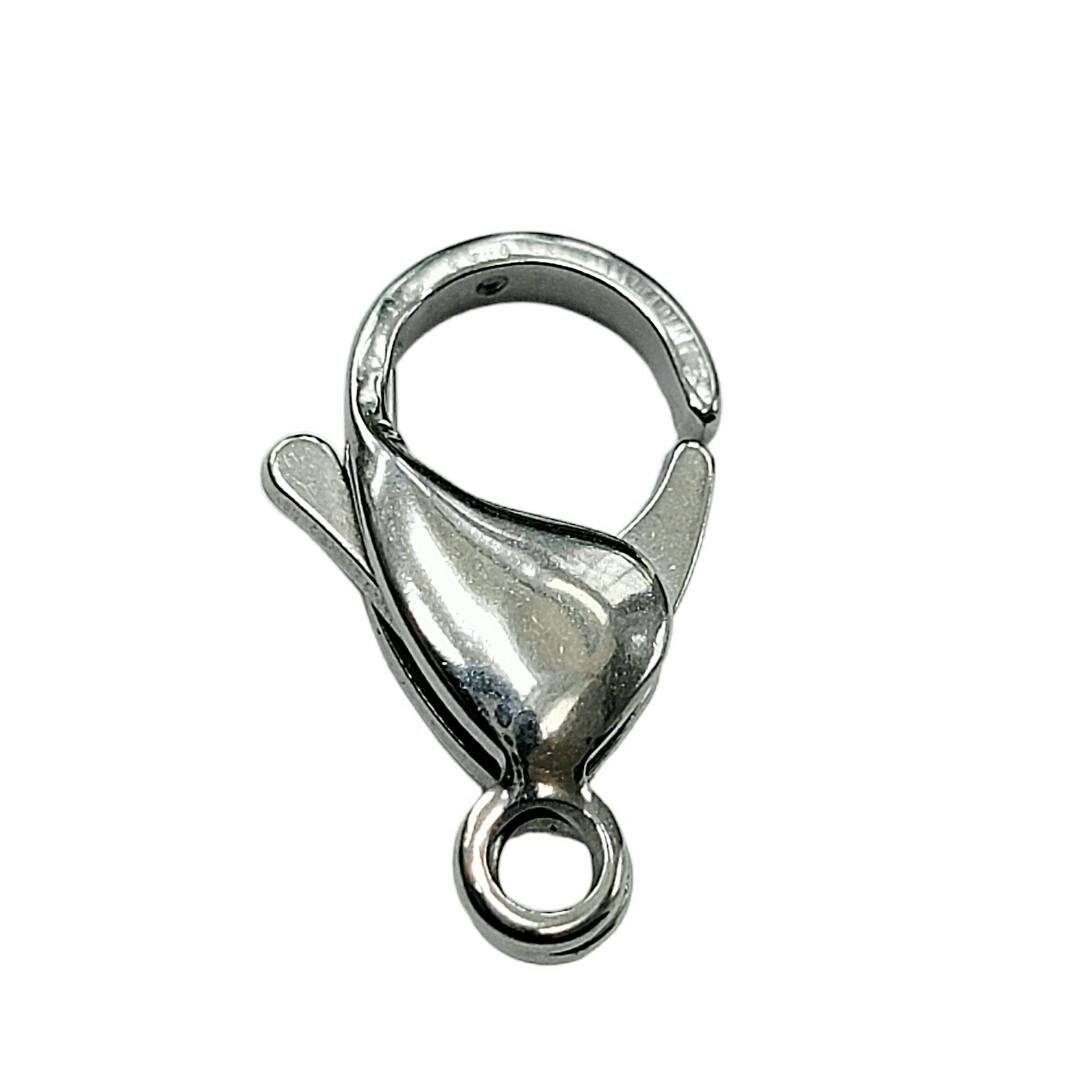 10 Large Stainless Steel Lobster Claw Clasps Jewelry Making Findings ...
