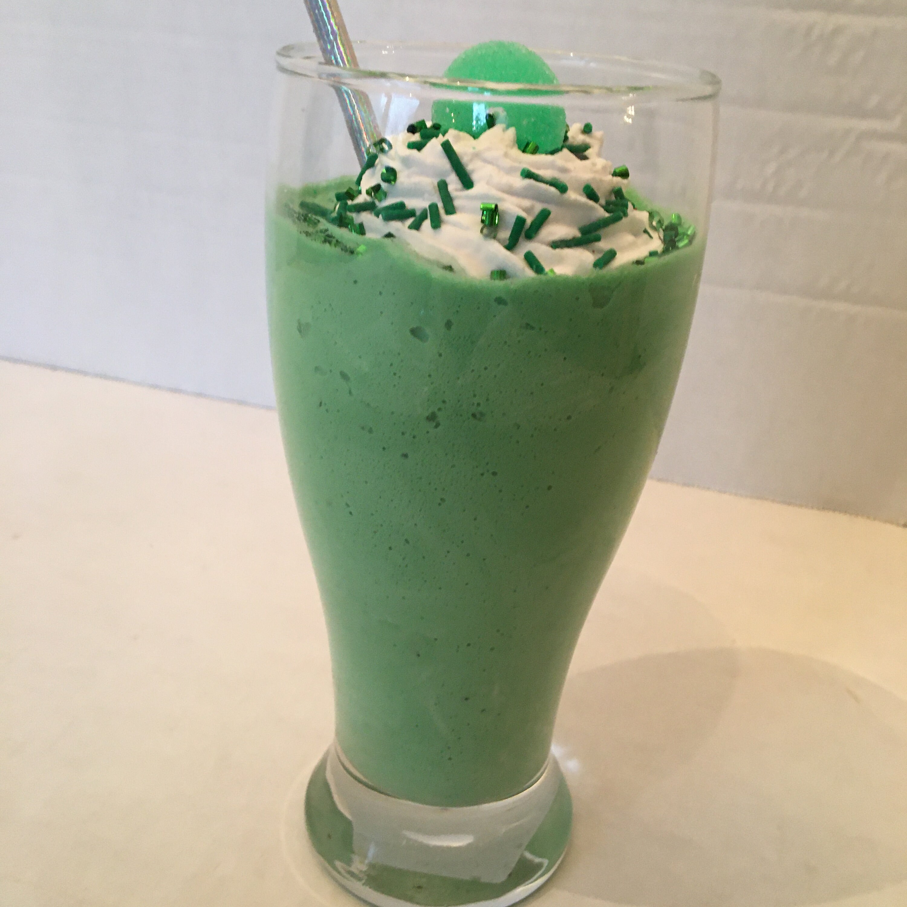 9 Faux Mint Green Milkshake / Table Decor / Fake Bake | Etsy