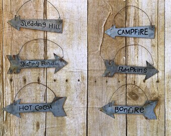 Galvanized Signs - Etsy