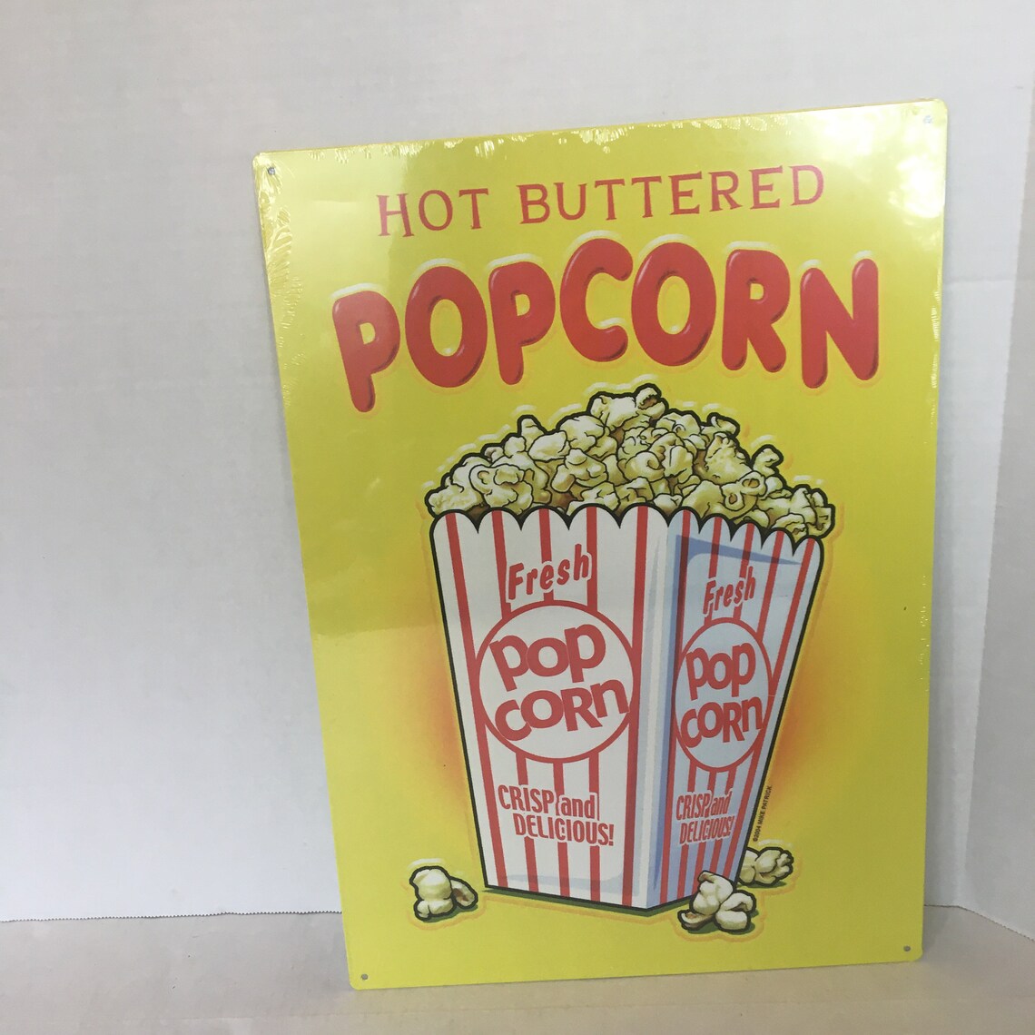 16.75 X 12 Metal Retro Theater Popcorn Wall Sign / - Etsy