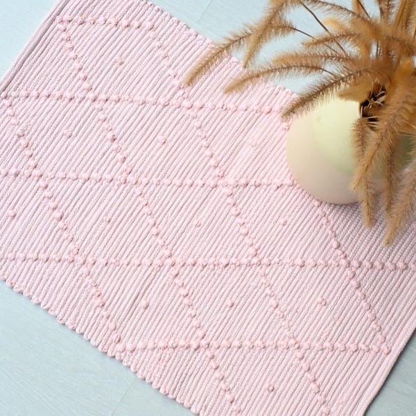 Pink Rug - Etsy UK