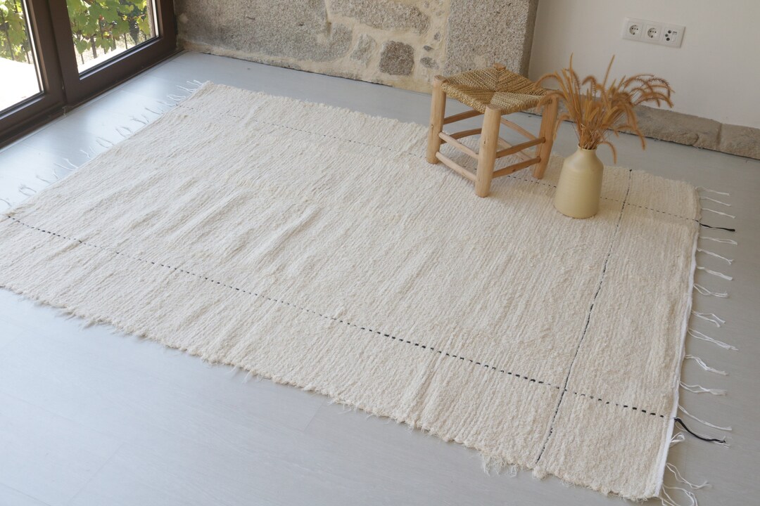 Large Cream Rug, Bedroom Rug, Living Room Rug, Bohemian Rug, Area Rug ...