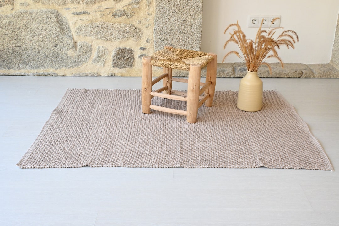 Medium Camel Rug 100x150 Cm, Bedroom Rug, Portuguese Rug, Rug With ...
