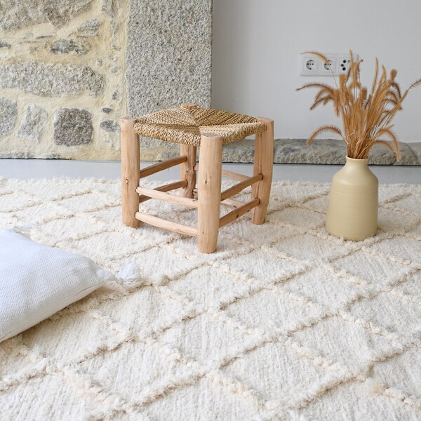 Cream Rug - Etsy