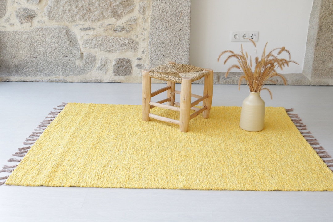 Medium Yellow Rug 100x150cm Bedroom Rug, Kids Rug, Bohemian Rug ...