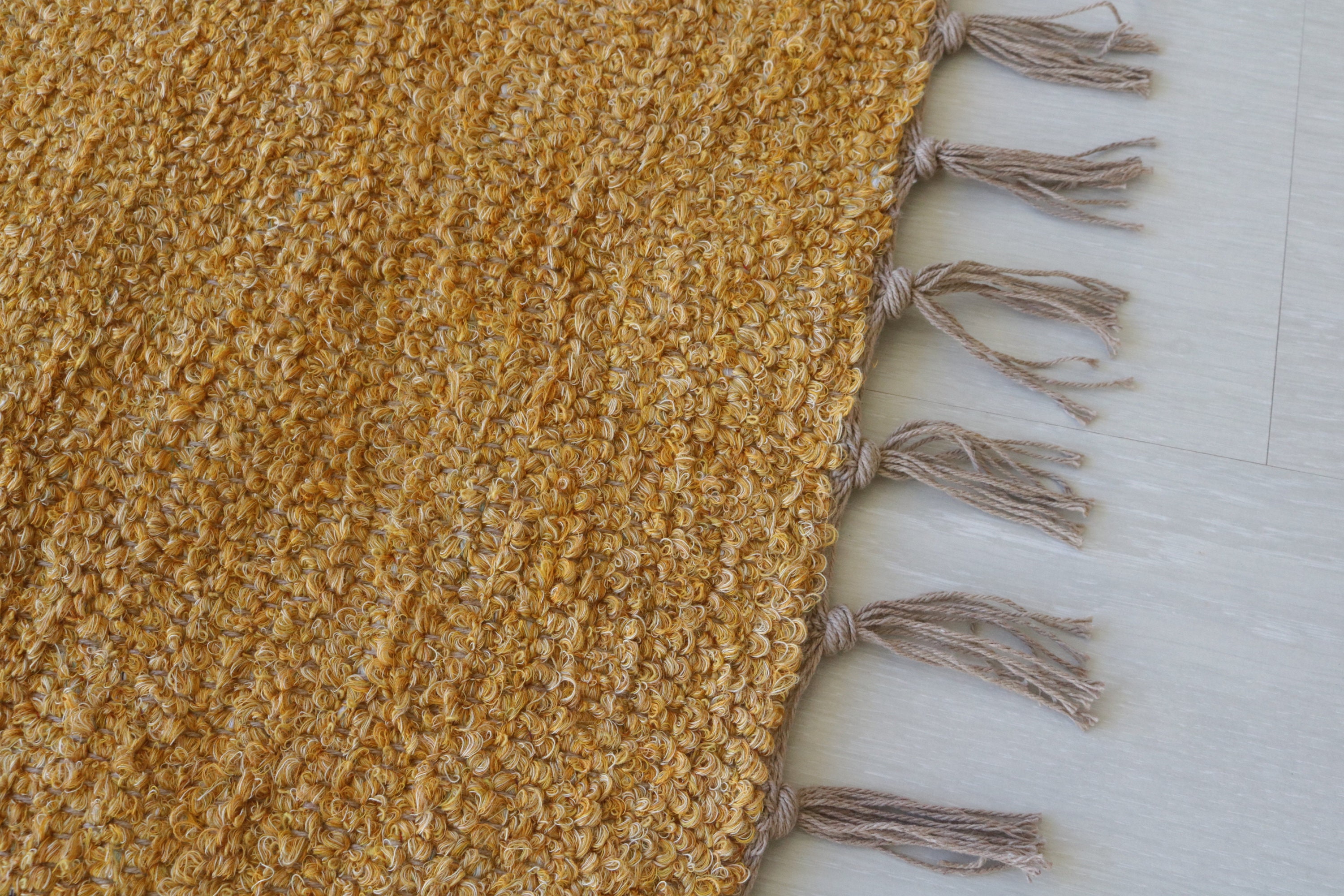 Medium Handwoven Yellow Rug 100x150 Cm Bedroom Rug Kids Rug - Etsy