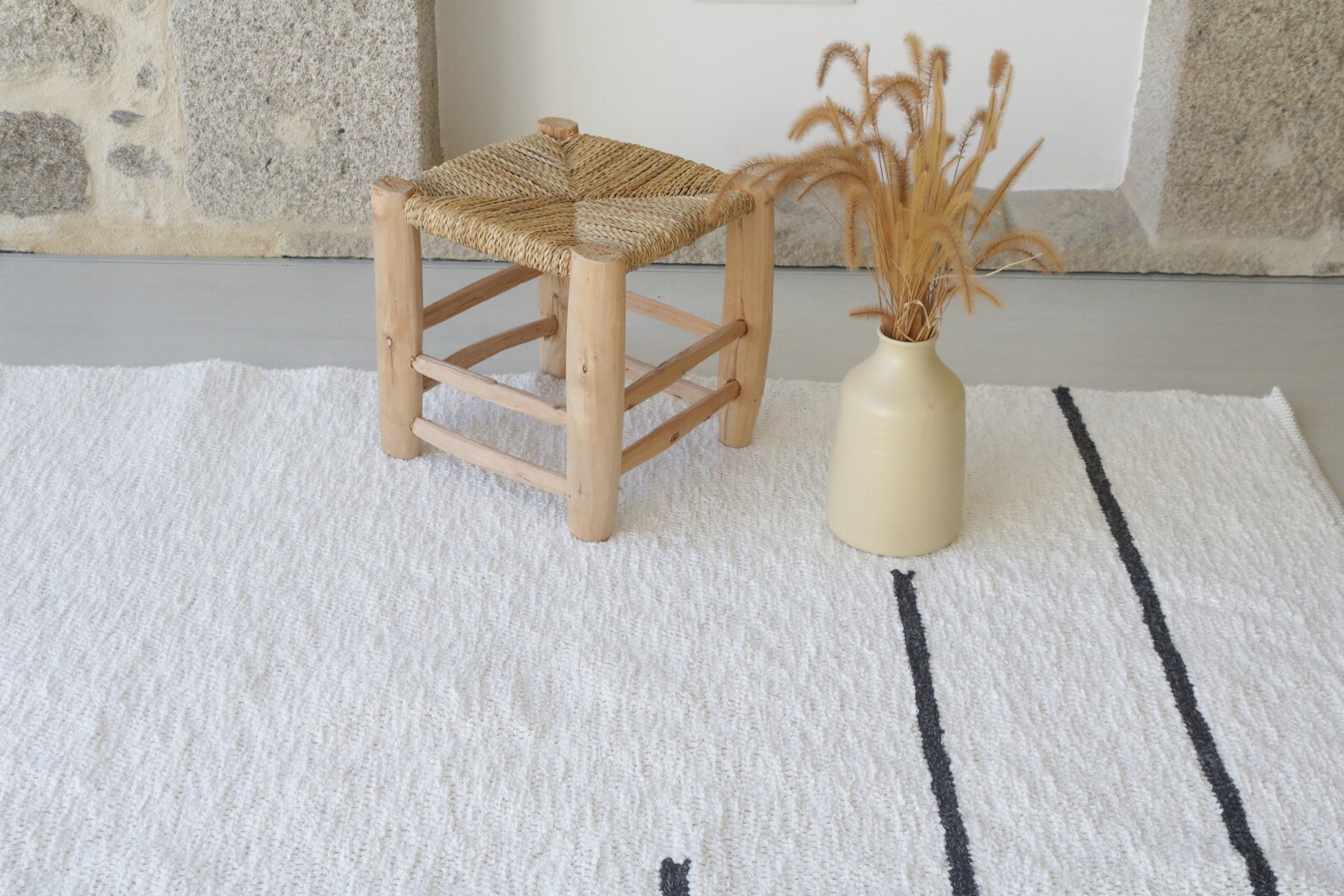 Large White Rug 170x240 Cm White Area Rug Abstract Living - Etsy