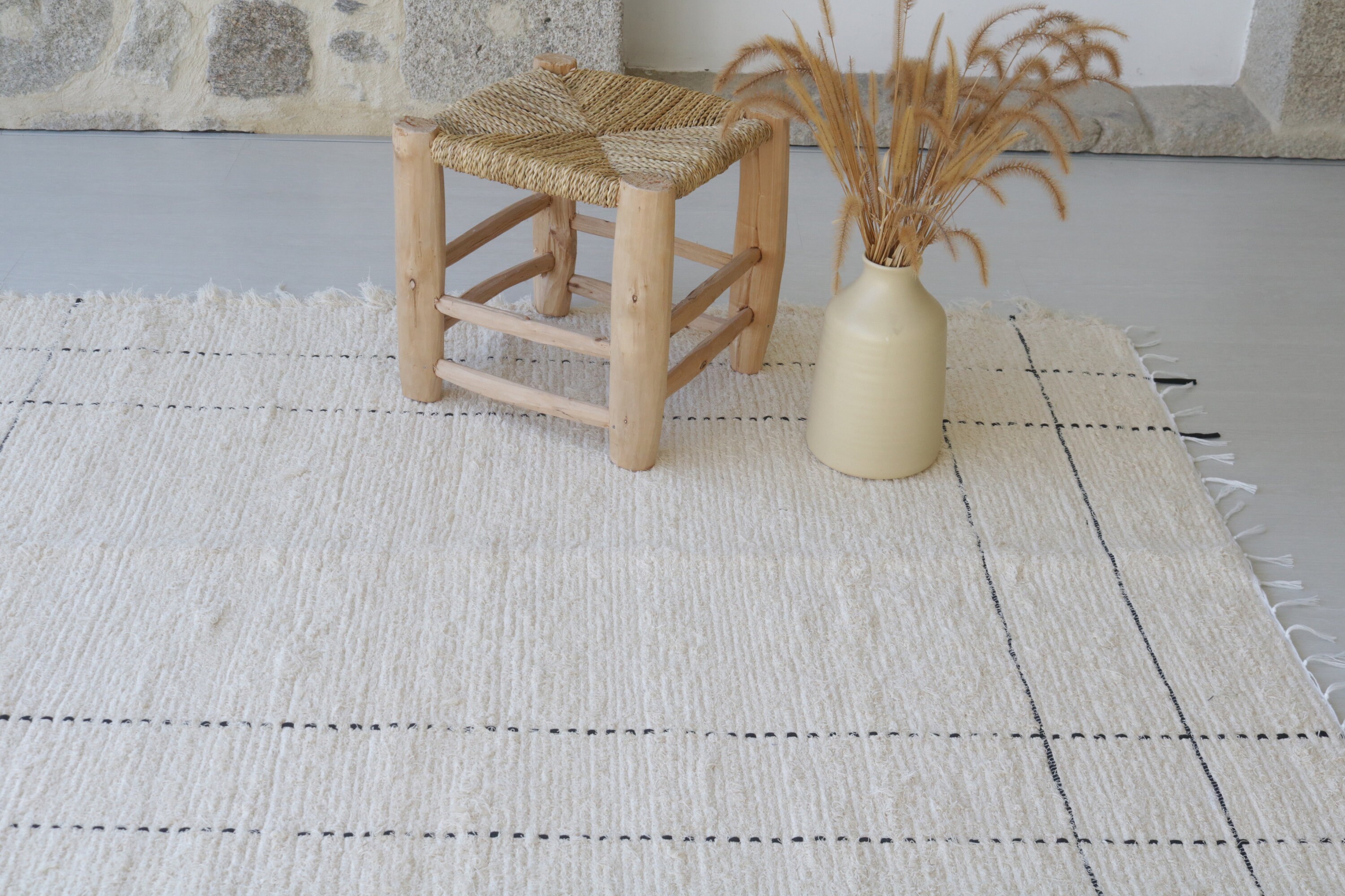 Medium Cream Rug 100x150 Cm Bedroom Rug Nursery Rug | Etsy