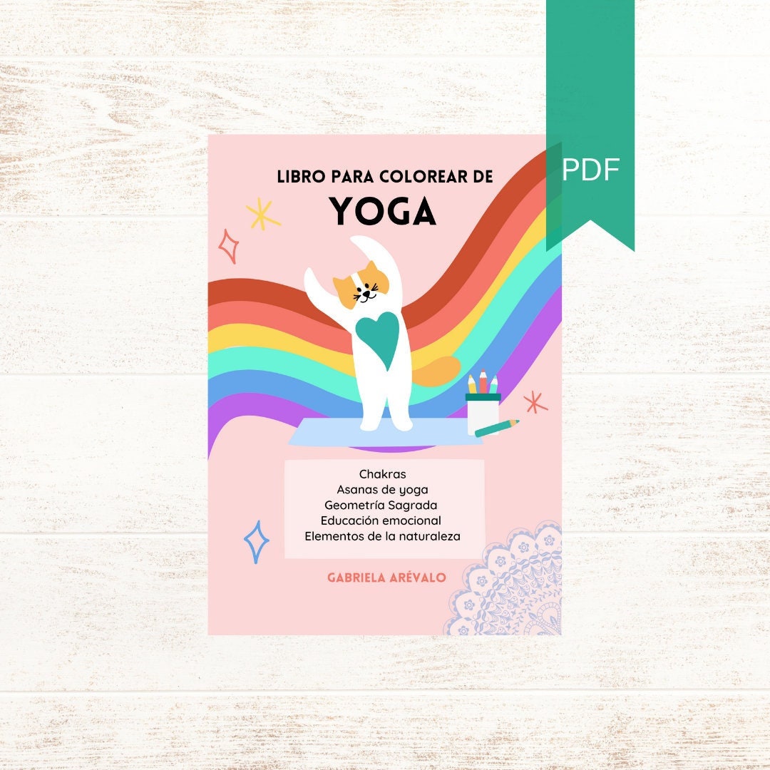 KIDS YOGA POSES | Digital Yoga Book| Yoga Illustrations | Yoga Coloring ...