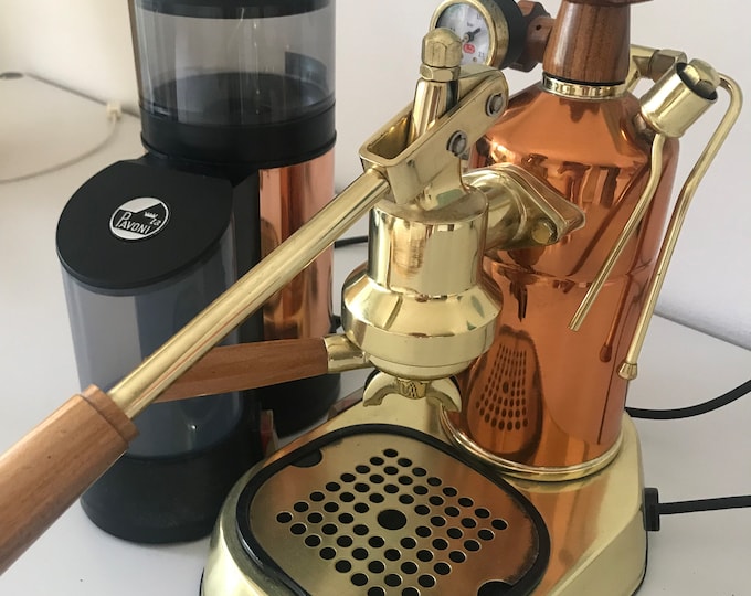 Two Pieces: La Pavoni Europiccola Professional Coffee Machine and ...