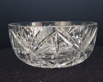 Heavy Cut Glass | Etsy