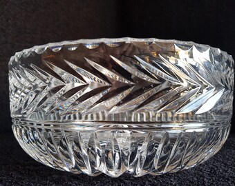 Heavy Cut Glass - Etsy