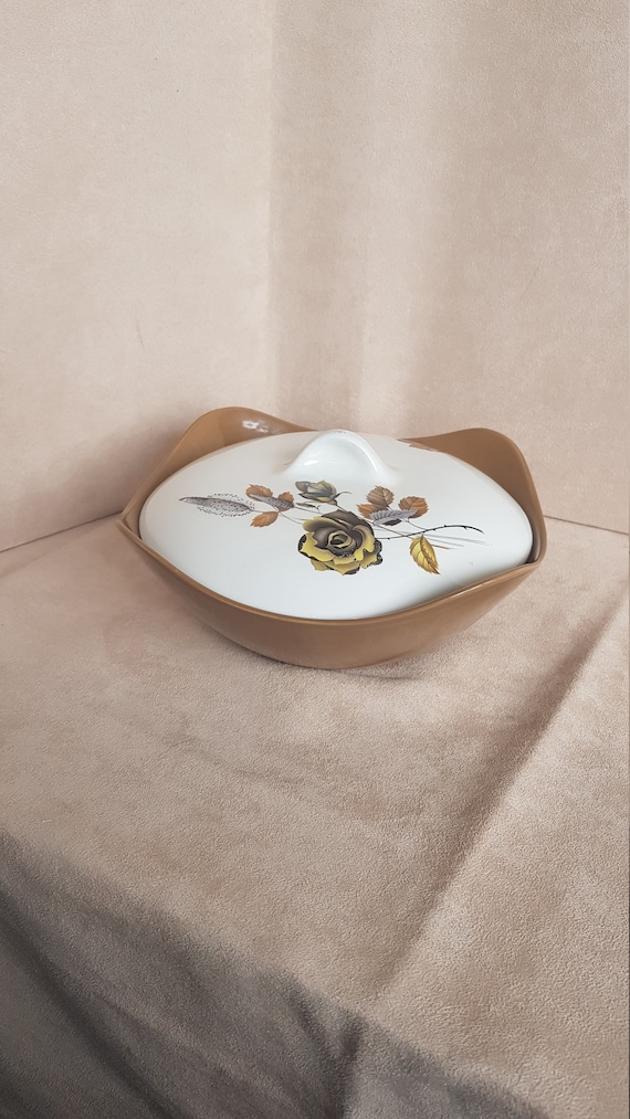 Vintage Midwinter rose rose Stylecraft Staffordshire plat | Etsy