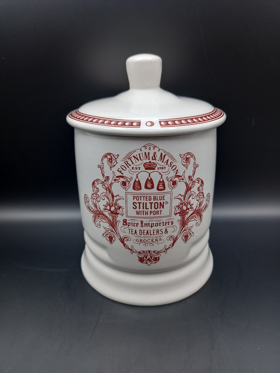 Vintage Fortnum and Mason Stilton Jar - Etsy