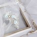 Something Blue Hair Pin for Bride Hair Comb With Sky Blue - Etsy