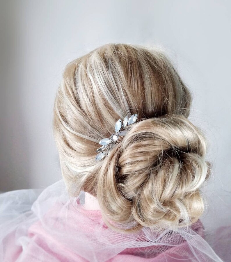 Opal Hair Comb Wedding Head Piece for Bride Hair Comb With - Etsy