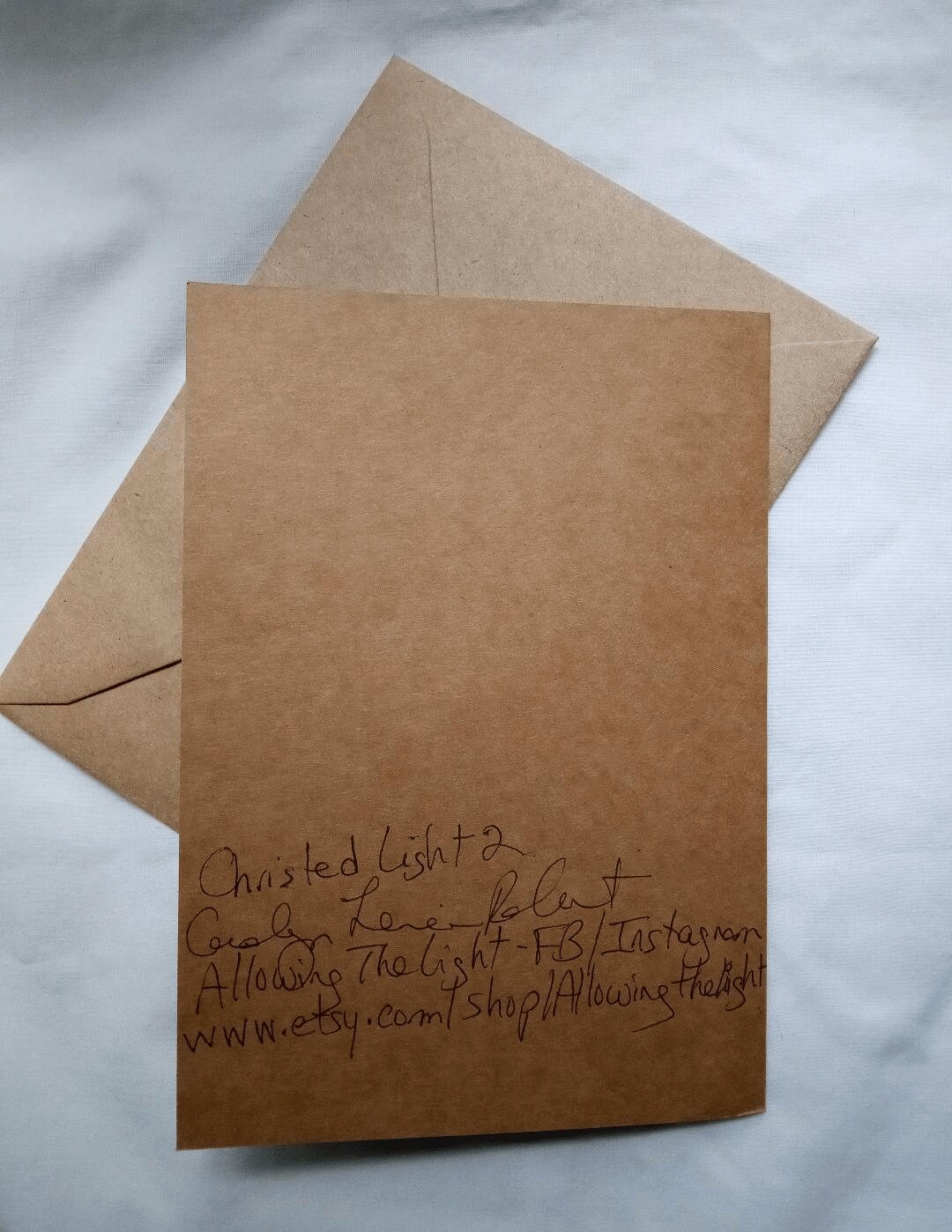 Christed Light 2 - Coming Out of My Reclusiveness - Blank Blessing Pic ...