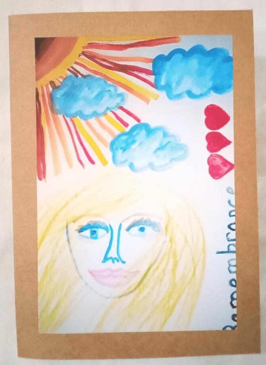 Remembrance - Joy Doodle - Blank Blessing Pic Card* - Etsy