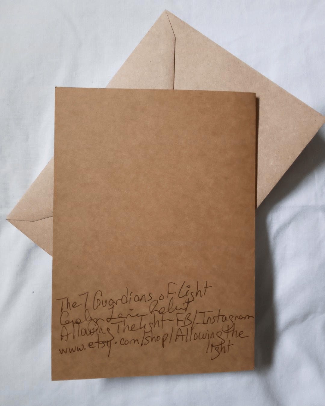 The 7 Guardians of Light - Blank Blessing Pic Card* - Etsy
