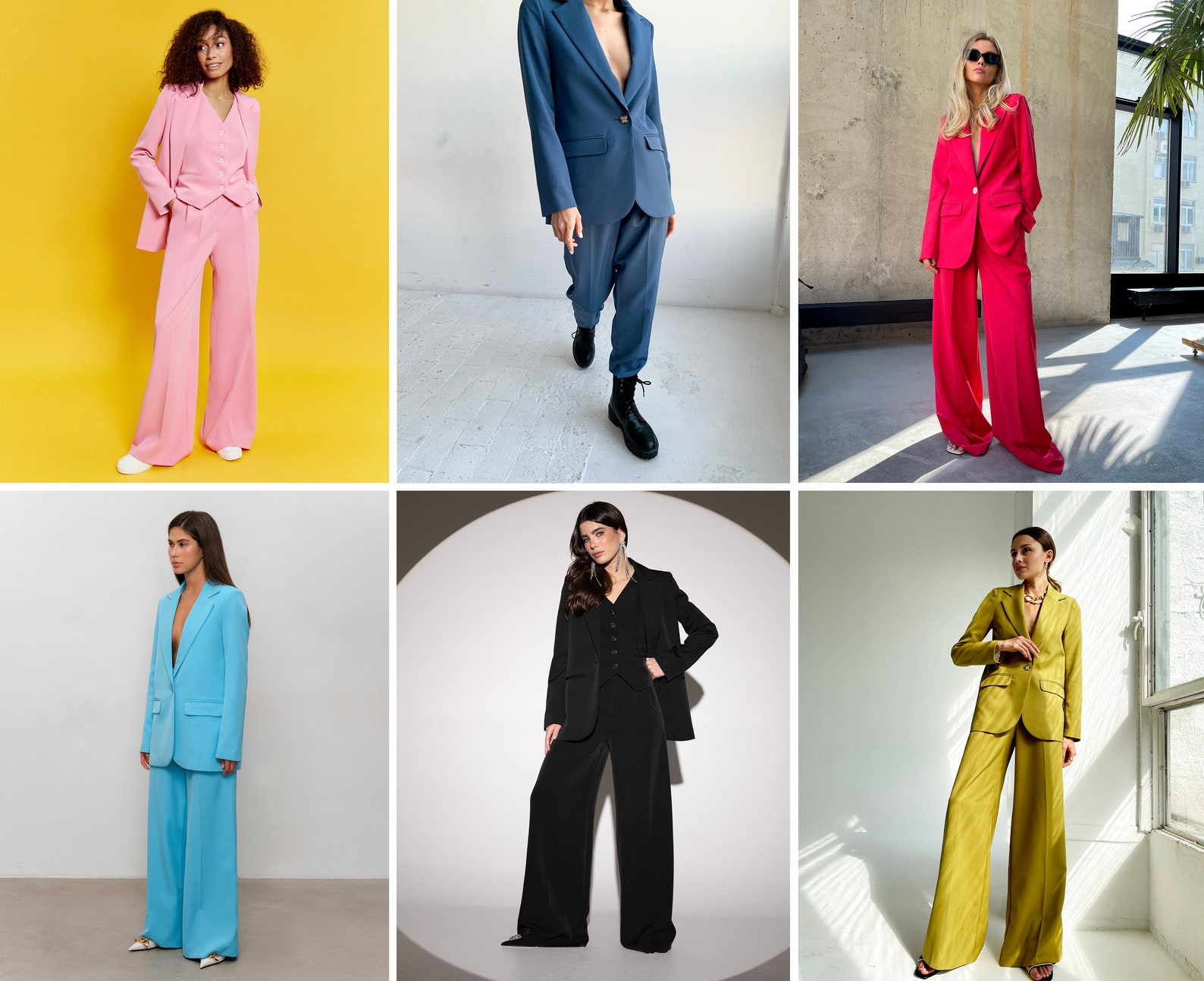 Women Suit Set Jacket and Pants Suit Lemon Prom Suits for | Etsy