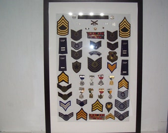 Military Patch Display - Etsy