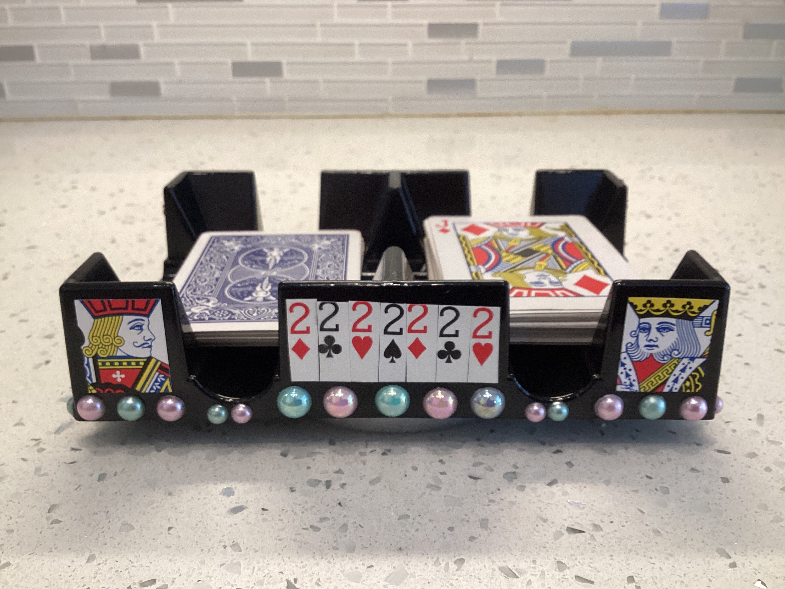 Custom Canasta Revolving Tray - Special Hand - Etsy