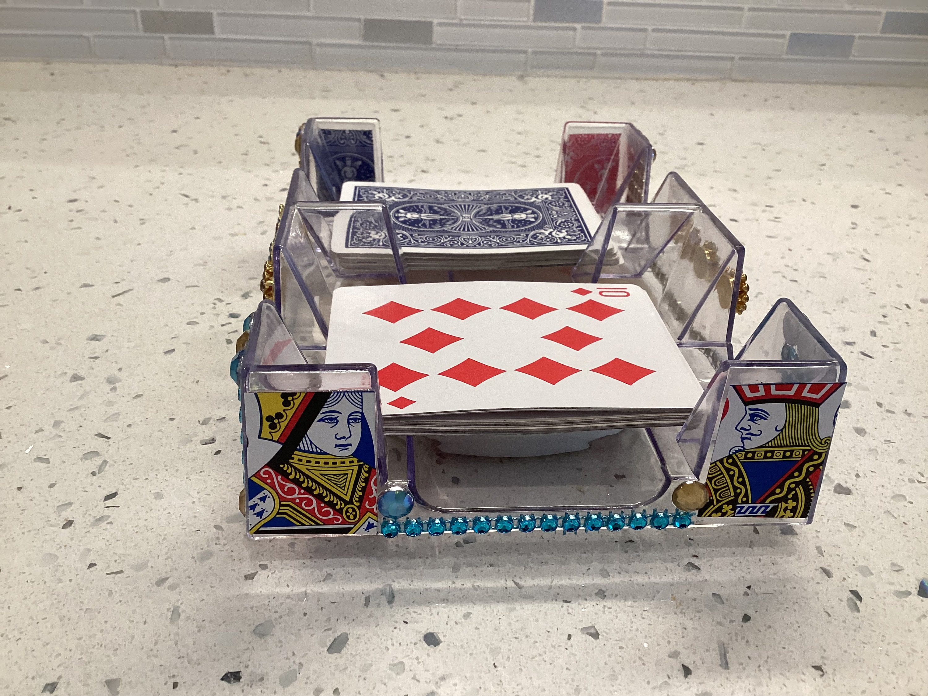 Custom Canasta Revolving Tray —- Bling Bling - Etsy