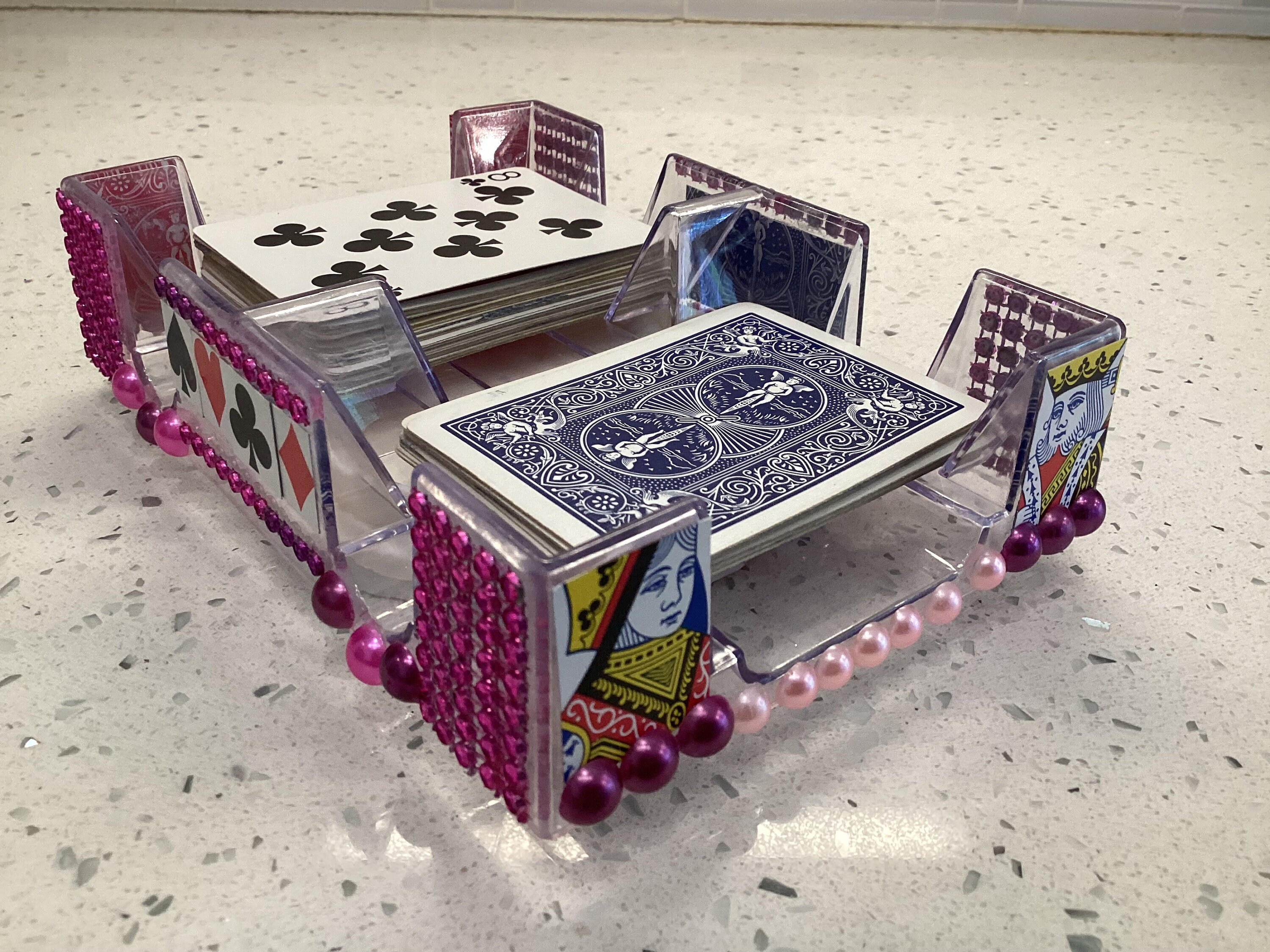 Custom Revolving Canasta Tray Bling - Etsy