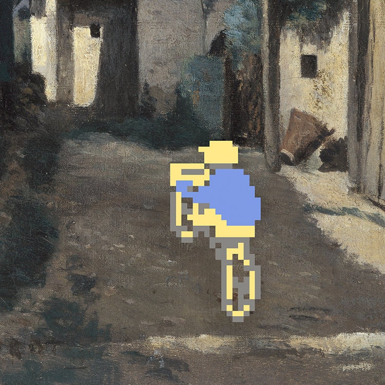 Paperboy Gaming Wall Art Nintendo NES 8 Bit Gift Retro Game Art 8 Bit ...