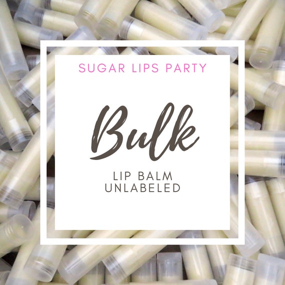 BULK Lip Balm UNLABELED Handmade Chapstick Wholesale Private Label Unique Scents