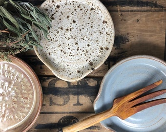 Ceramic Double Spoon Rest - Etsy