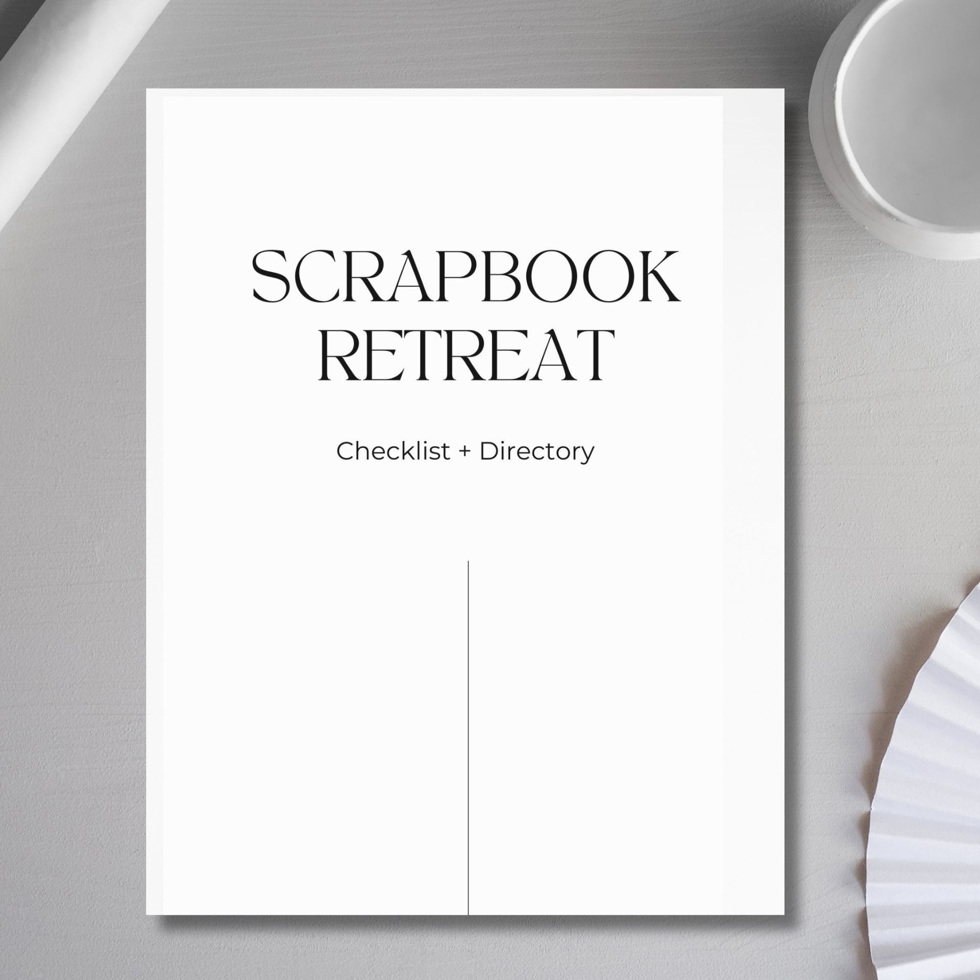 Scrapbook Retreat Planning Checklist • Scrapbook Retreat Directory - Etsy
