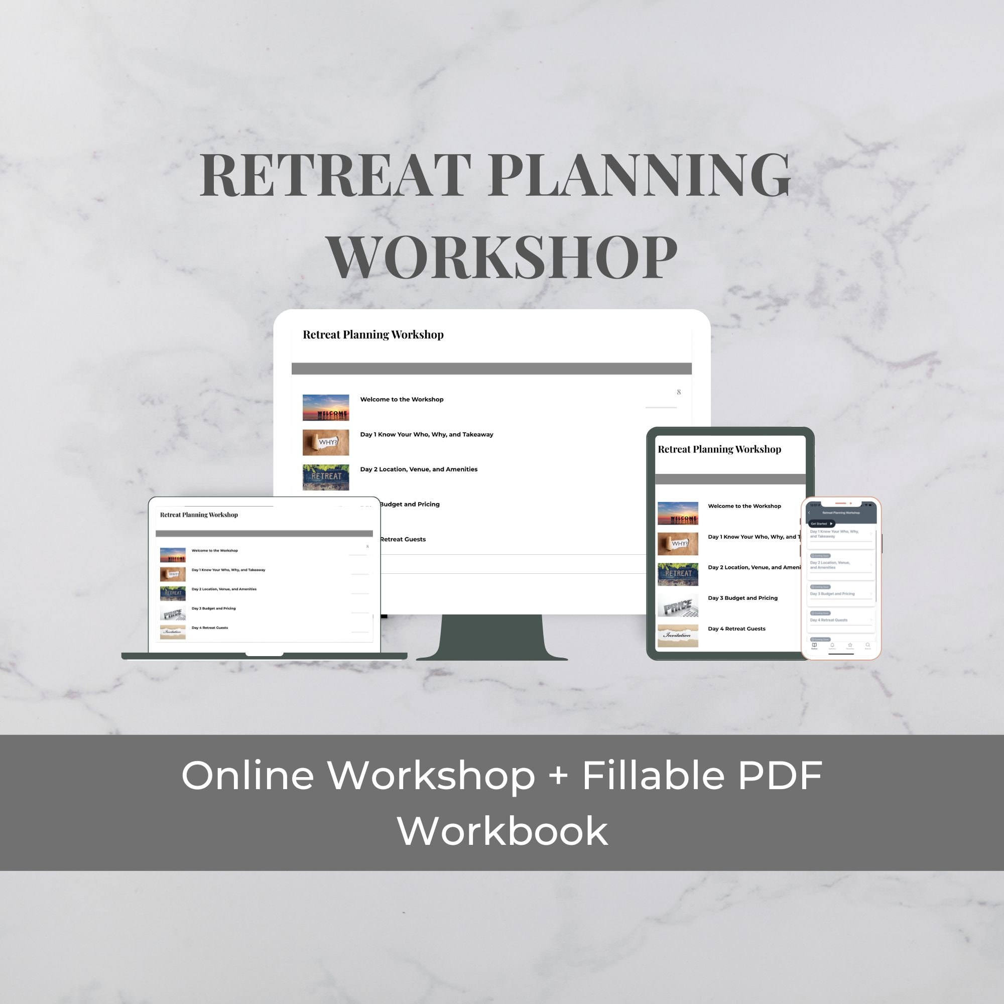 Retreat Planning Workshop and Retreat Planning Workbook | Event ...