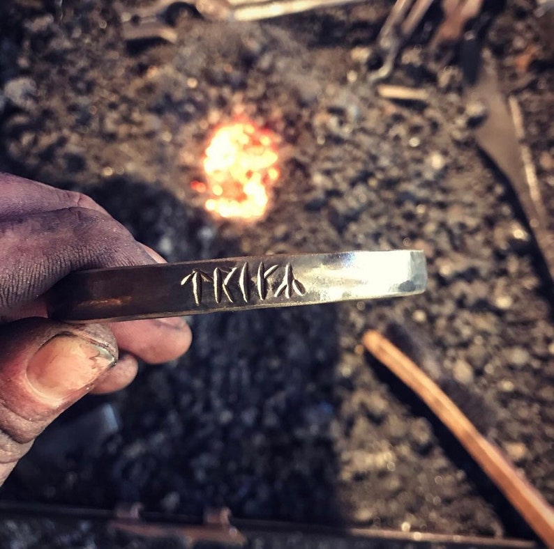 Custom Forged Viking Oath Ring - Etsy