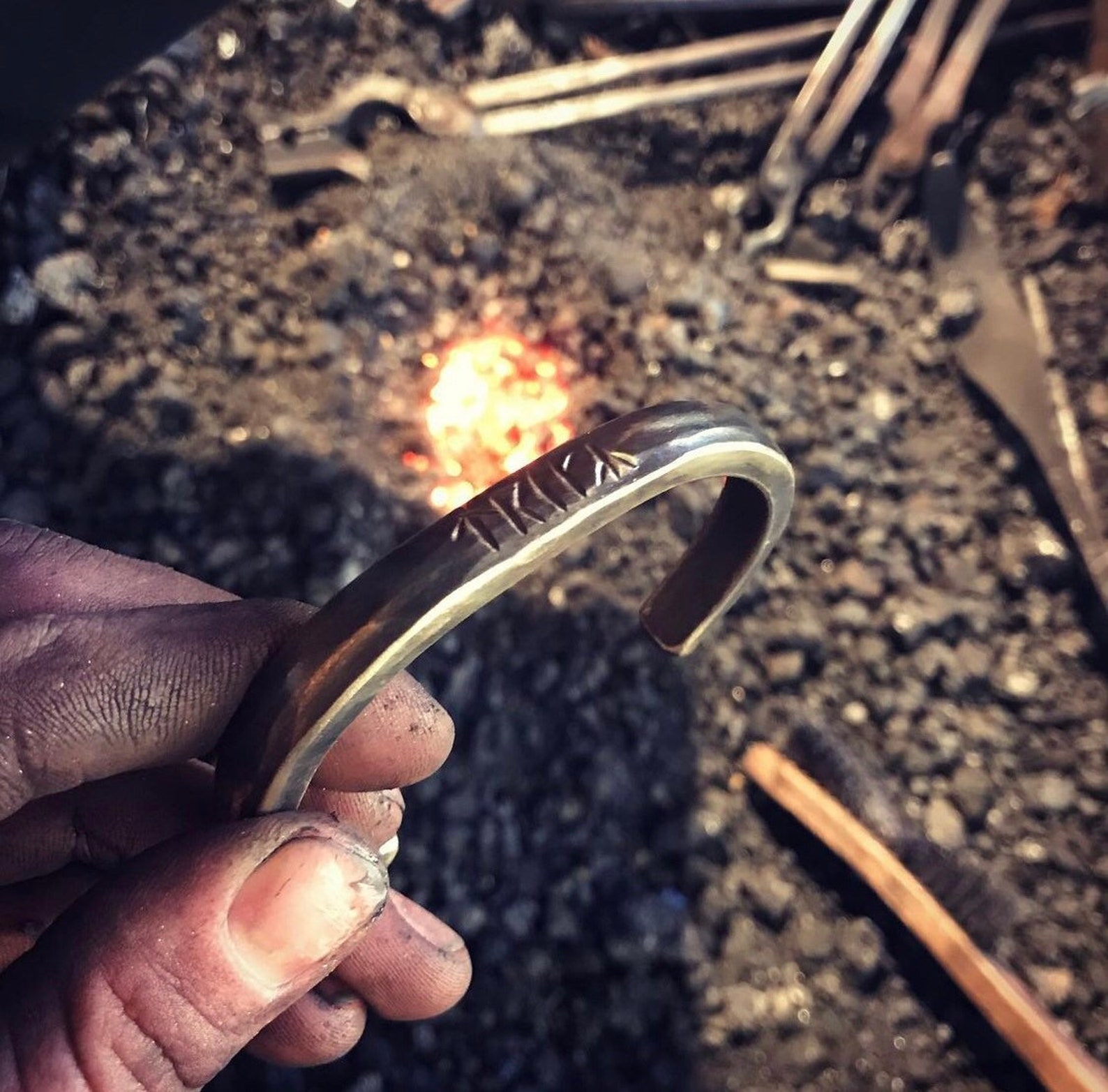 Custom Forged Viking Oath Ring | Etsy