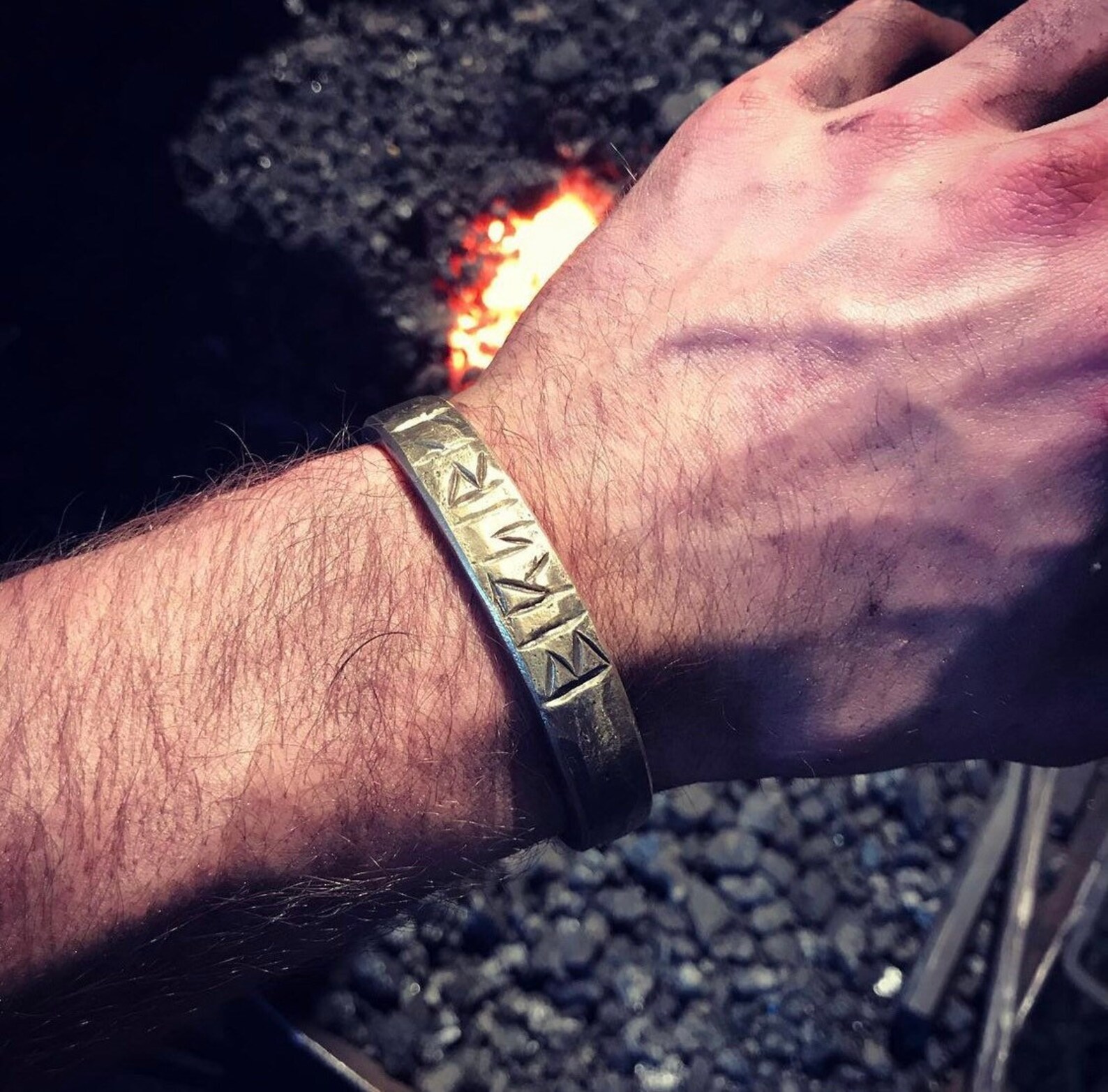 Custom Forged Viking Oath Ring | Etsy