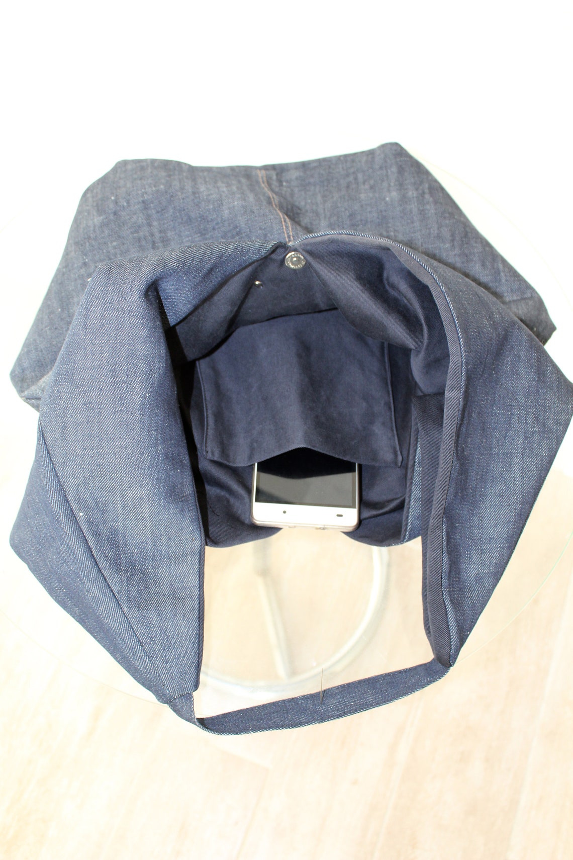 Design Bag in Jeans Geometric Bag Shoulder Bag Jeans Denim - Etsy