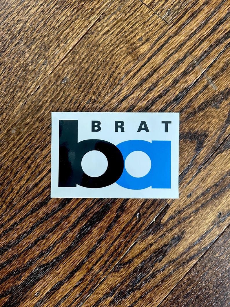 BRAT BART Sticker - Bumper Sticker Vinyl Decal - Etsy