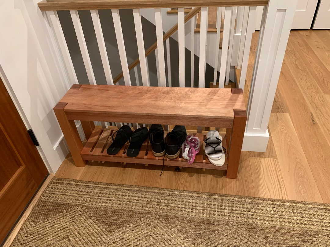 Wood Bench, Entryway Bench, Shoe Storage Bench, Bench, Entry Bench ...