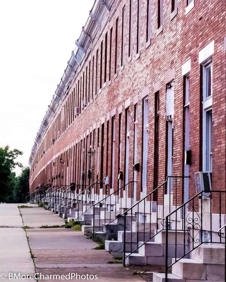 The Longest Block, Baltimore MD - Etsy
