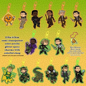 Loki & Friends Charms - Etsy